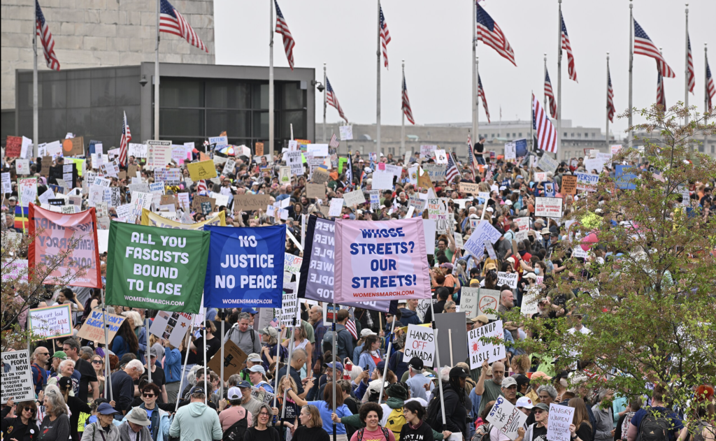 Hands Off! demonstrations a giant middle finger to Trump | Jake News