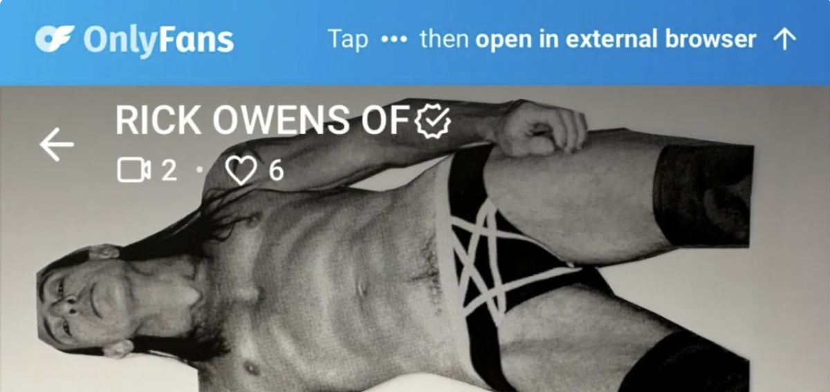 Fashion icon Rick Owens turns feet fetish into OnlyFans fundraiser for ...